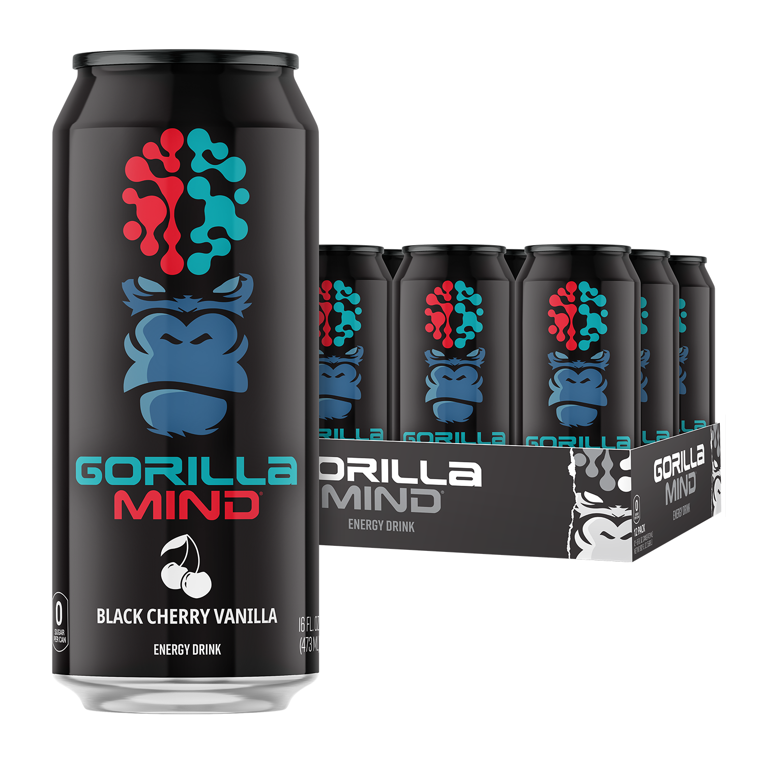 Gorilla Mind Energy Drink | Sugar-Free Focus & Performance Energy ...