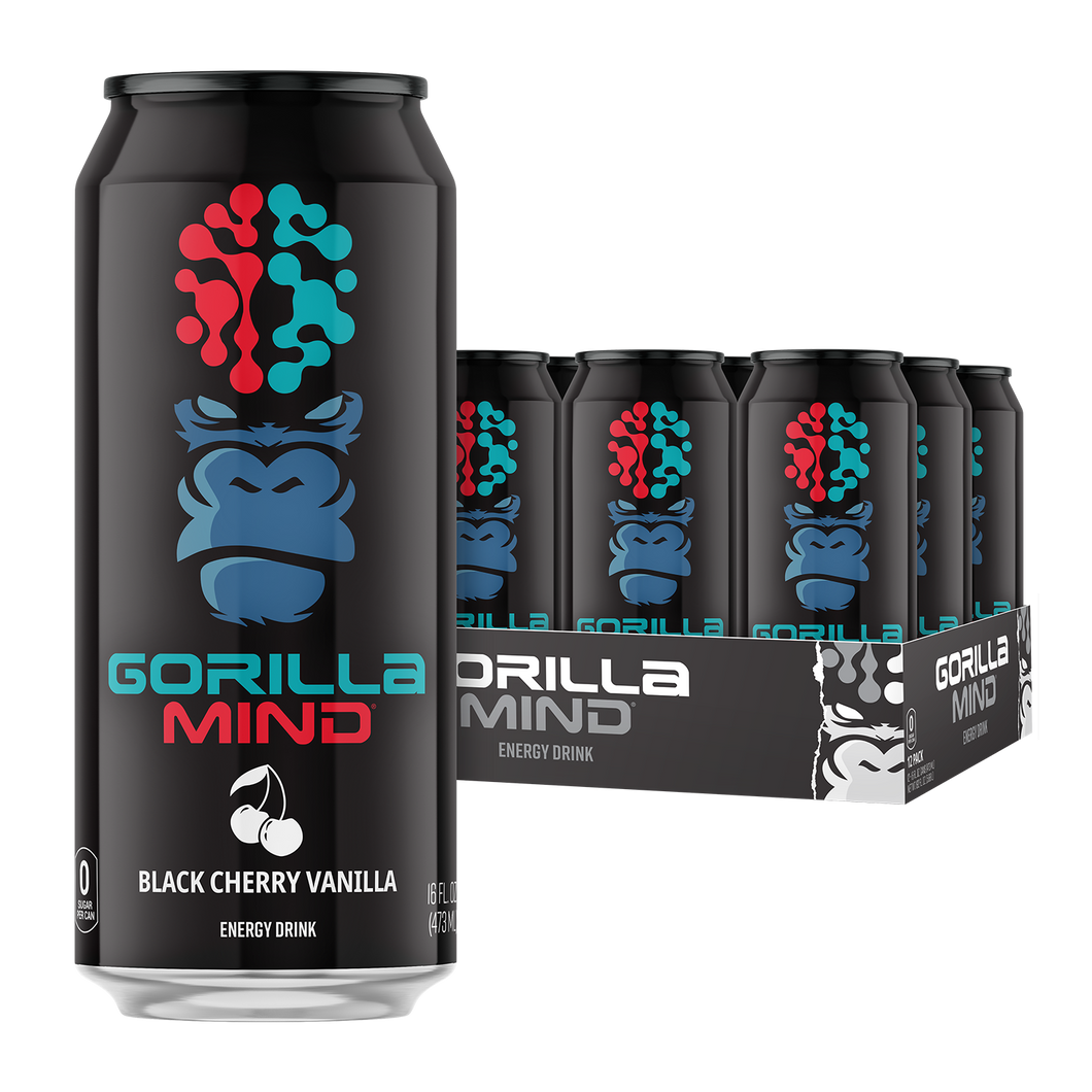 Gorilla Mind Energy Drink | Sugar-Free Focus & Performance Energy ...