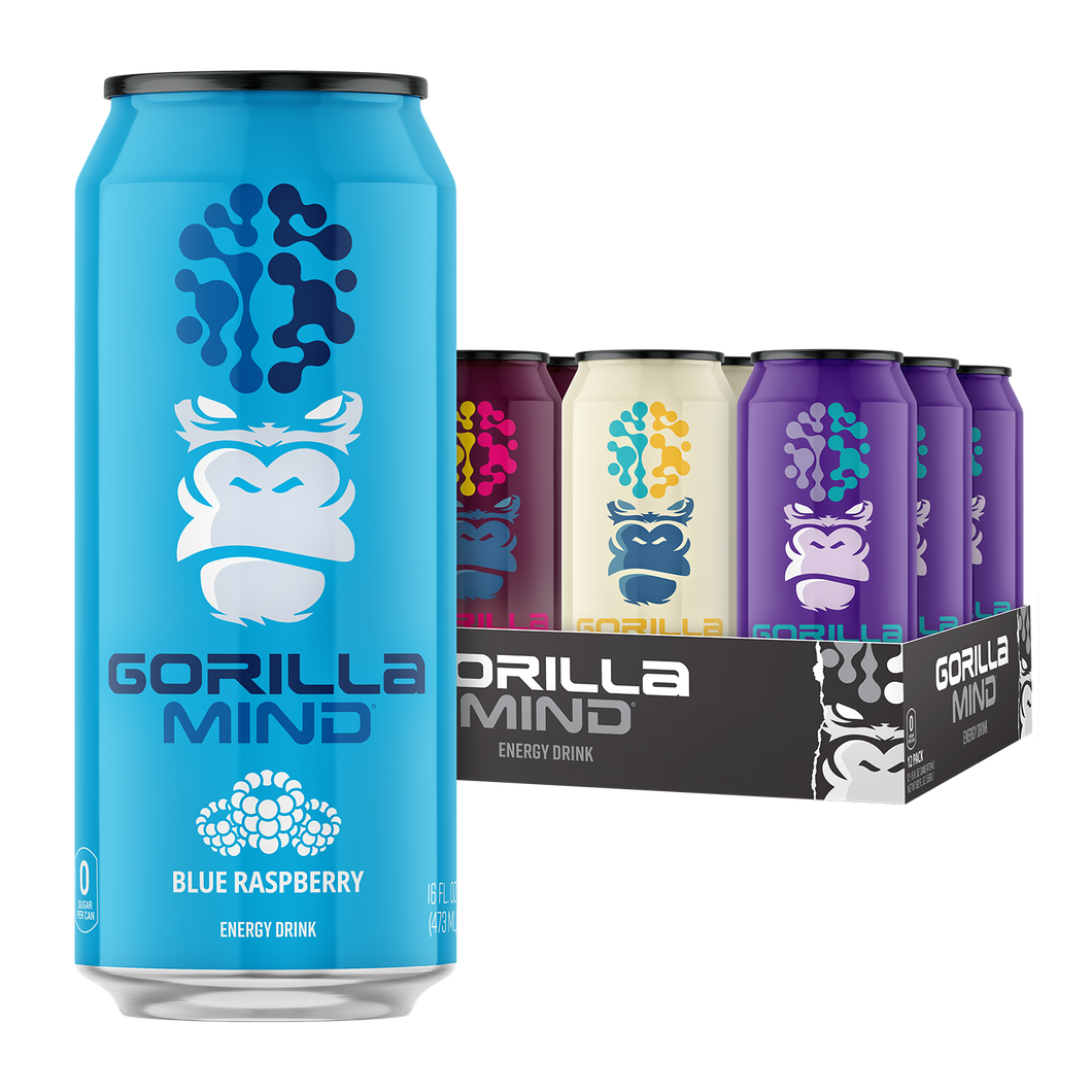 Gorilla Mind Energy Drink | Sugar-Free Focus & Performance Energy ...