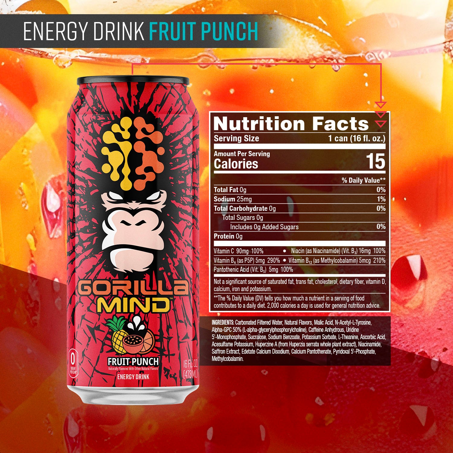 Gorilla Mind Energy Drink | Gorilla Mind