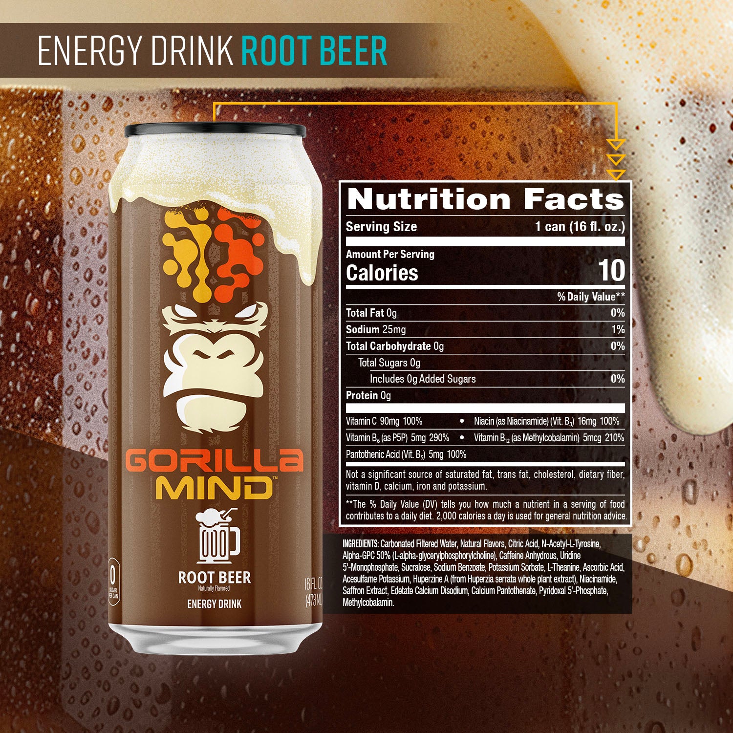 Gorilla Mind Energy Drink | Gorilla Mind