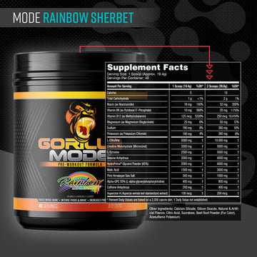 Gorilla Mode Pre-Workout | Gorilla Mind