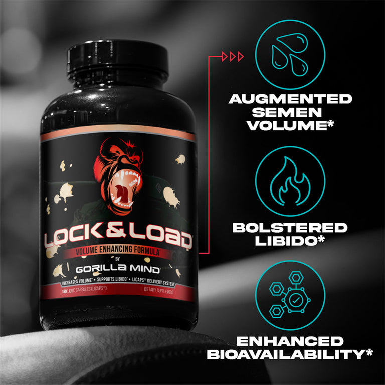 Lock & Load® Supplement | Male Vitality & Volume Support | Gorilla Mind