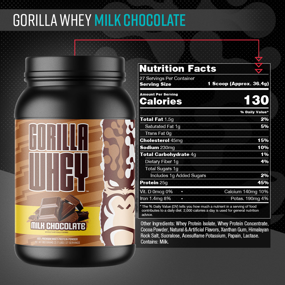 Gorilla Mode Whey Protein Powder | Gorilla Mind