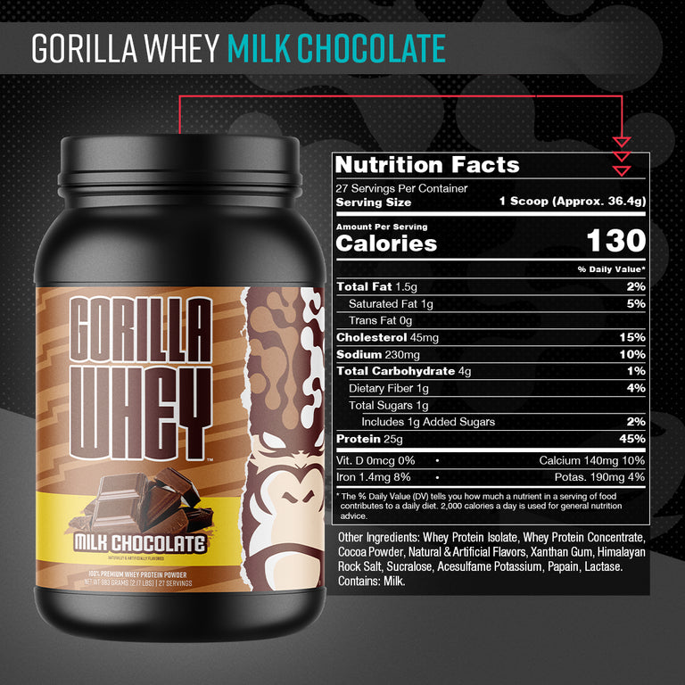 Gorilla Mode Whey Protein Powder | Gorilla Mind
