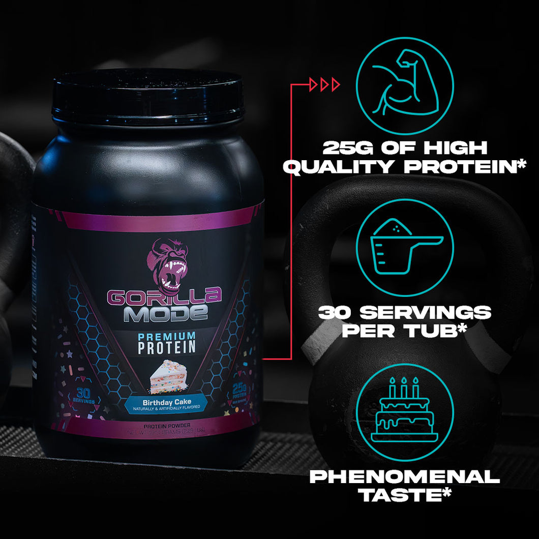 Gorilla Mode Whey Protein Powder | Gorilla Mind