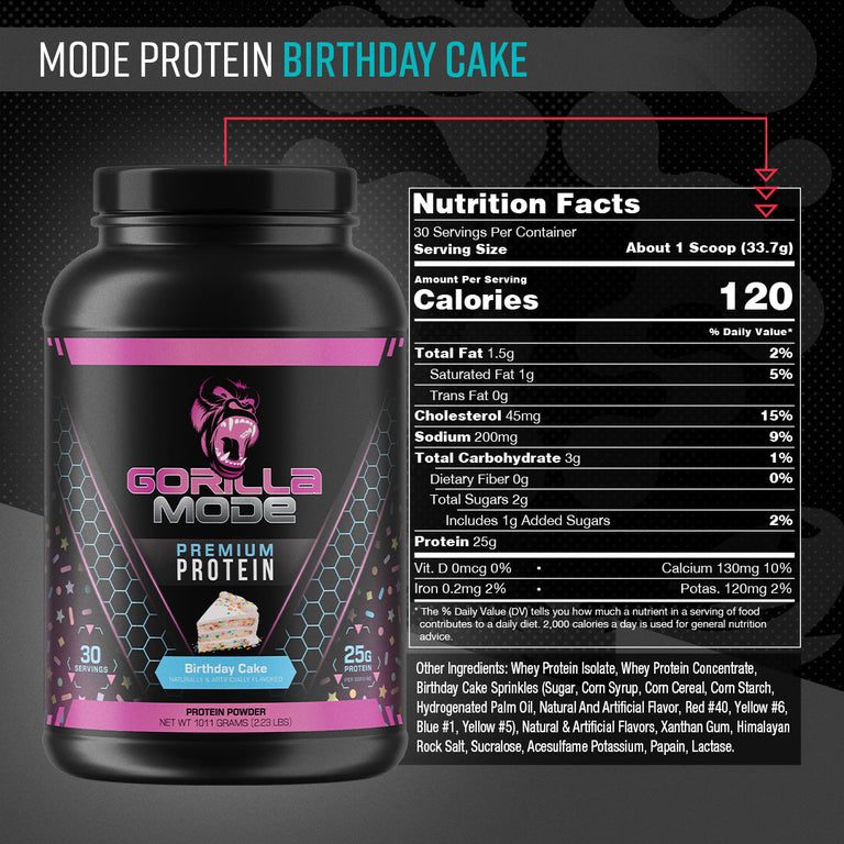 Gorilla Mode Whey Protein Powder | Gorilla Mind